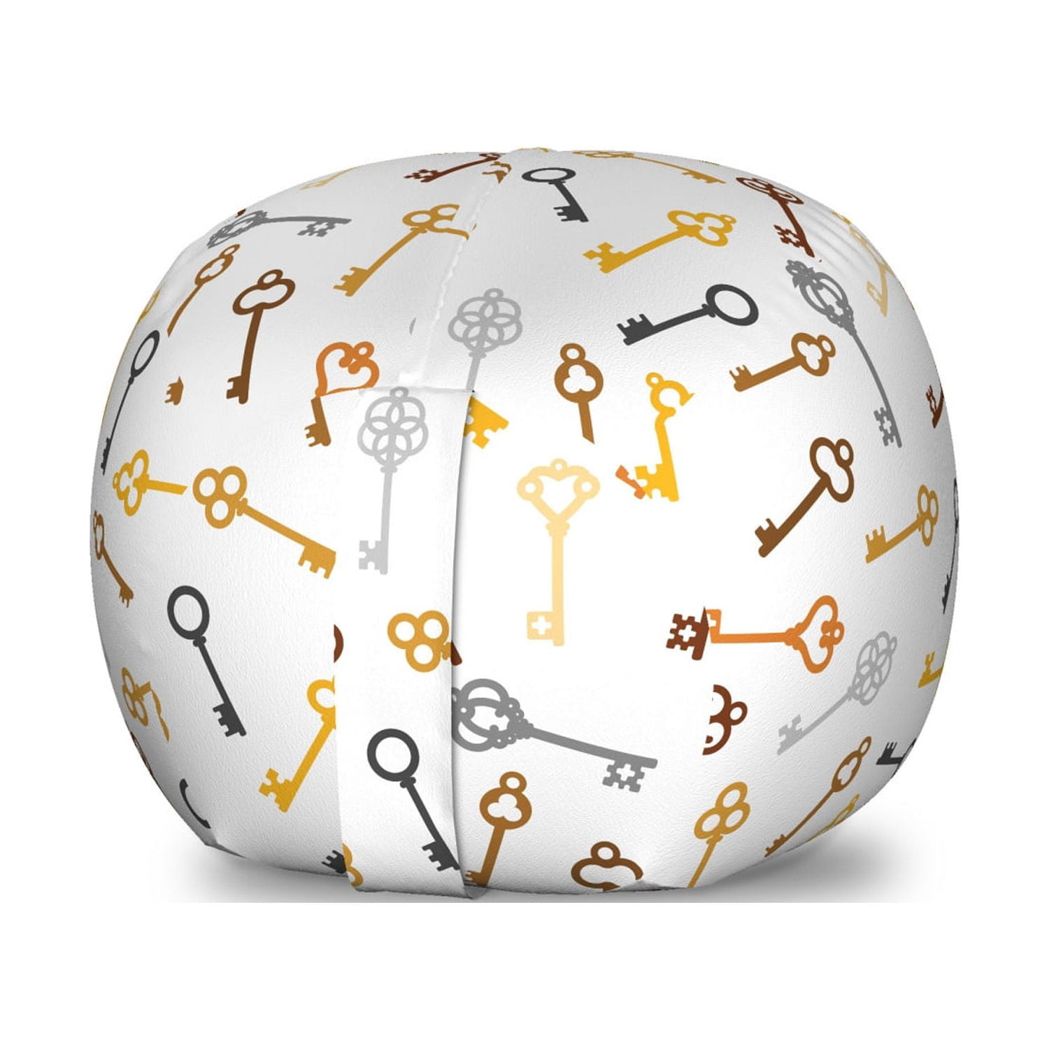 Steampunk Storage Toy Bag Chair, Pattern of Different Shape Vintage ...