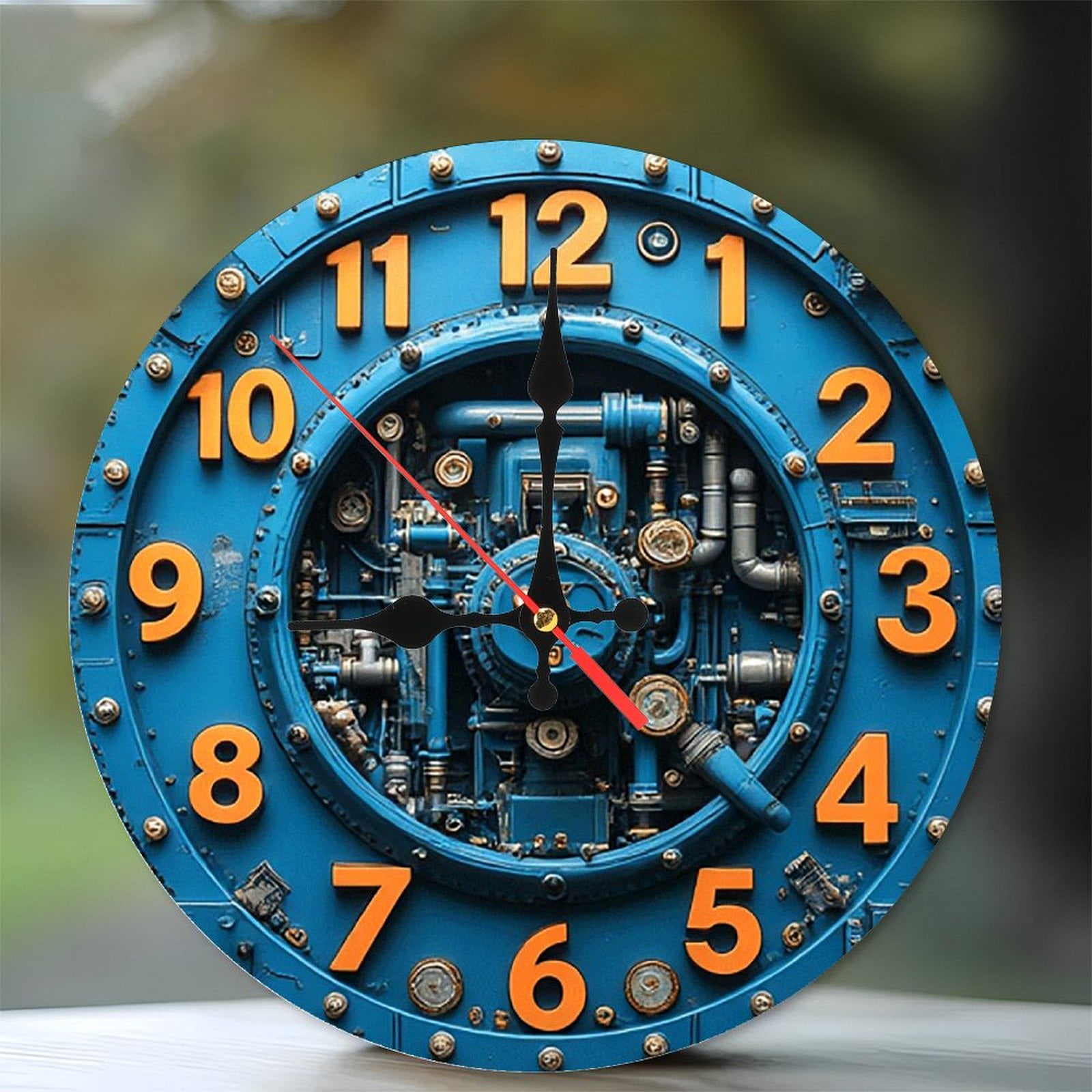 Steampunk Style Clock Wall Clock Unique Design Home Decor 10-Inch ...