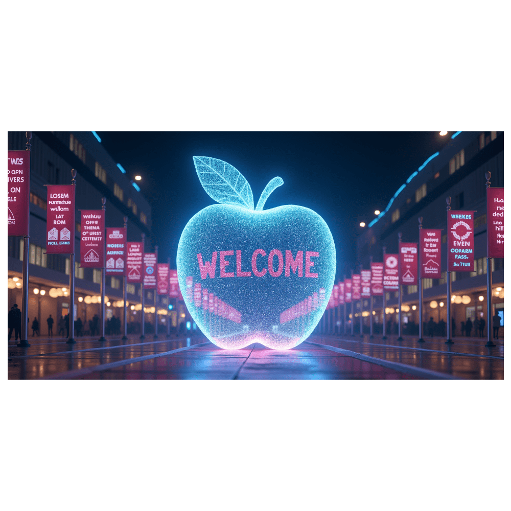 Steampunk Style Illuminated Welcome Banner Party Decorations Backdrop ...