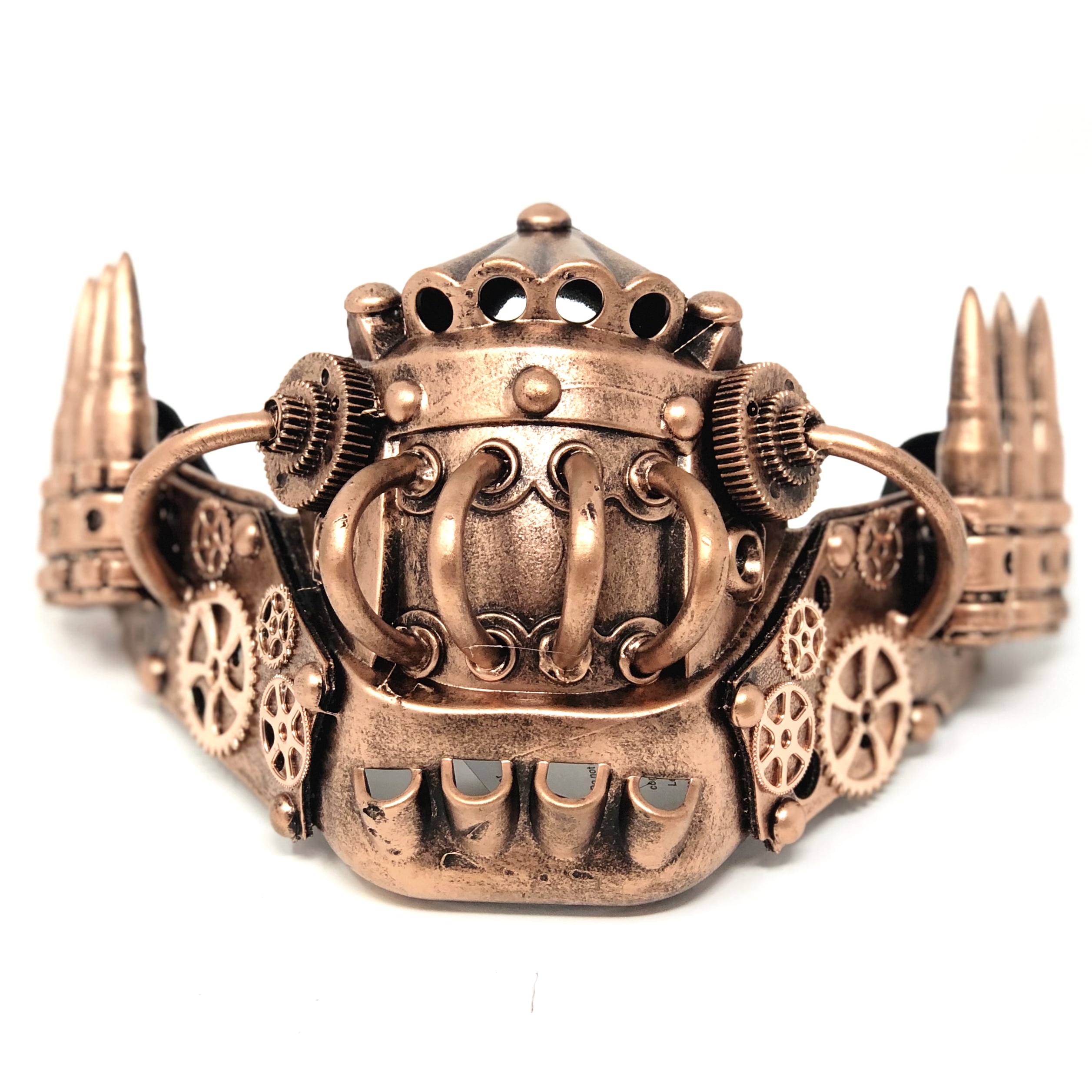 Steampunk Style Metallic Half Face masquerade Mask Halloween Costume ...