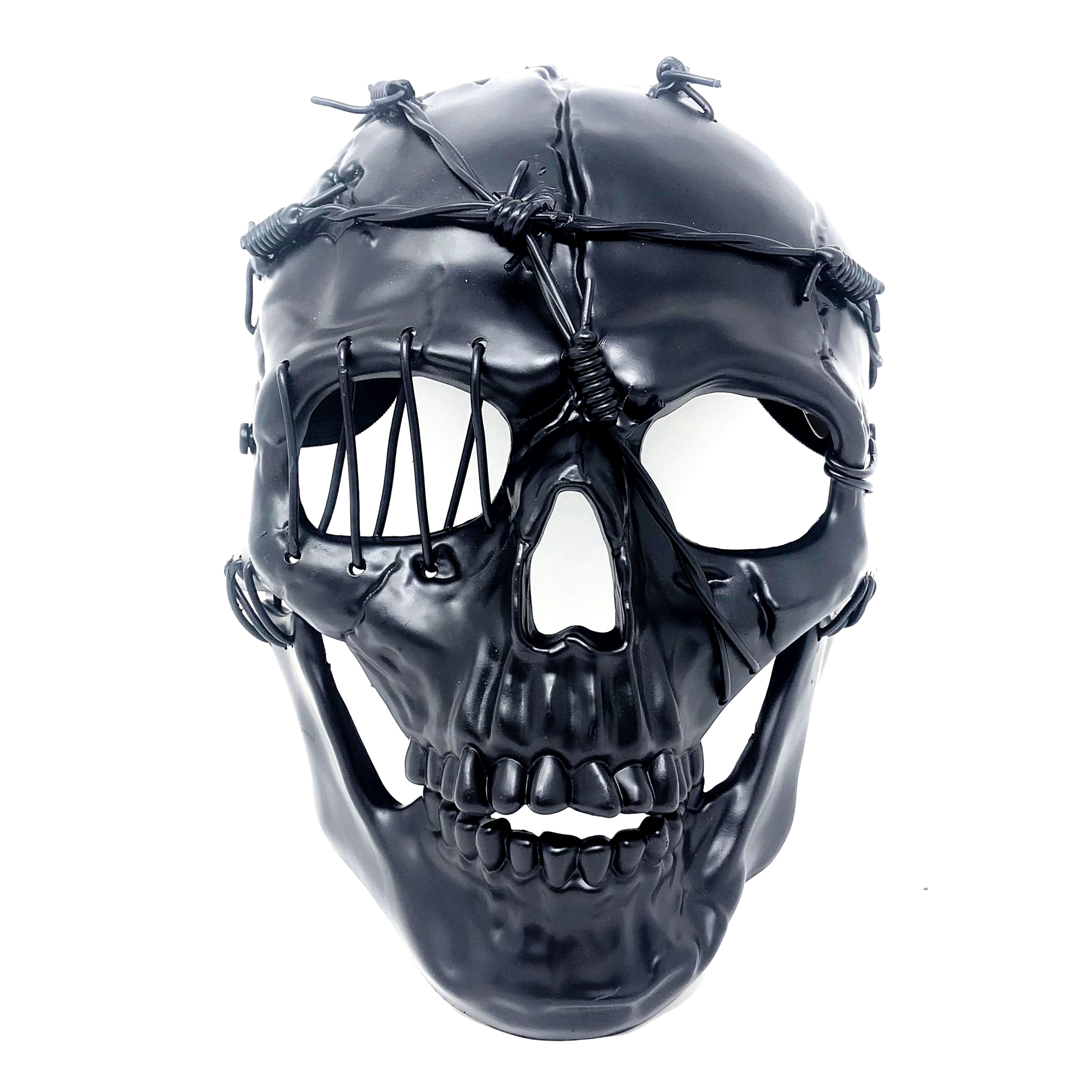 Steampunk Style Metallic Scary Horror Skeleton Skull Masquerade Mask ...