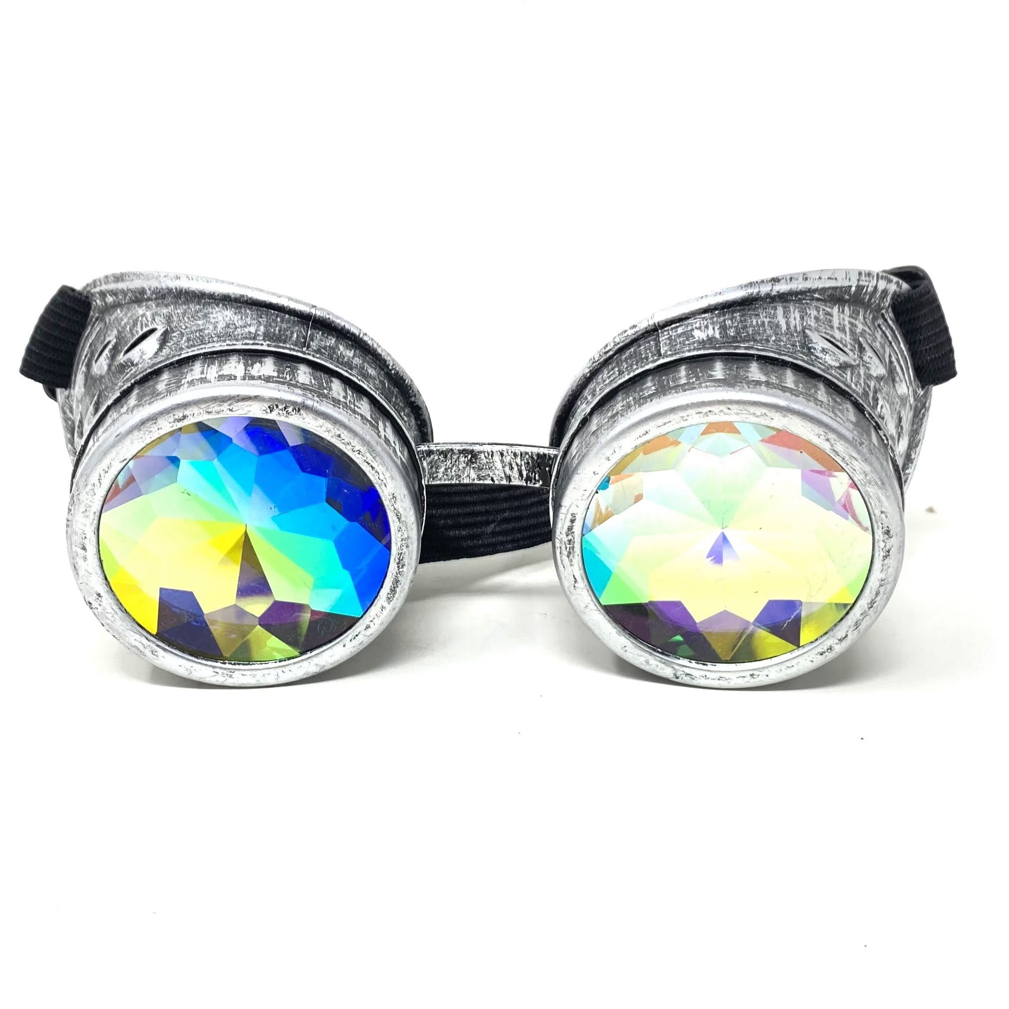 Steampunk Style Metallic Scientist Time Traveler Class Goggle Halloween ...