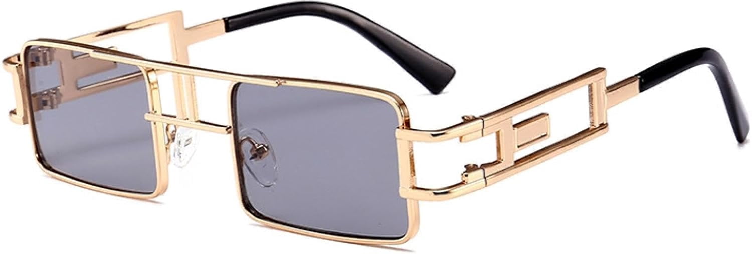Steampunk Sunglasses Men Women Alloy Frame Retro Female Uv400 - Walmart.com