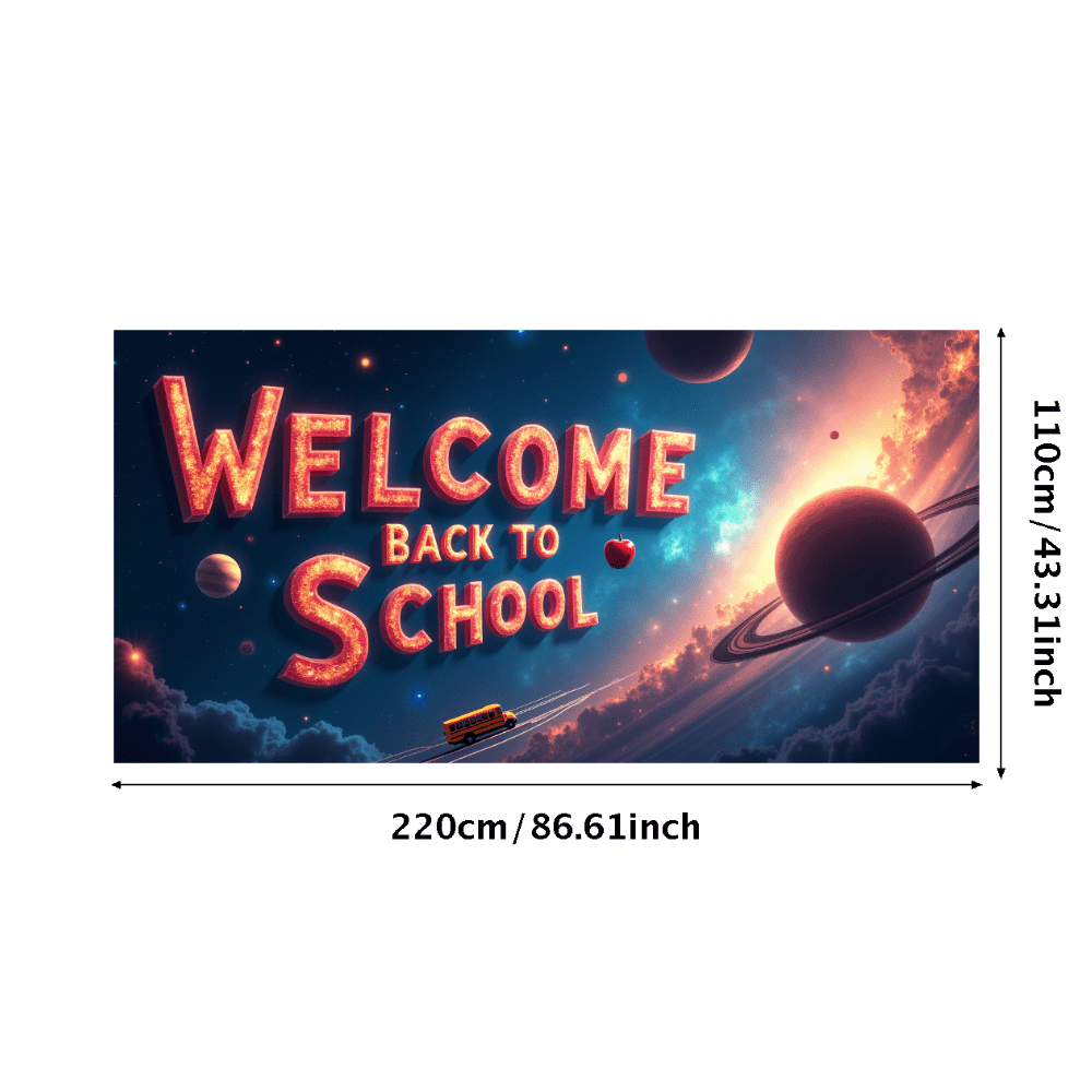 Steampunk Themed Welcome Back to School Banner Backdrop Background ...