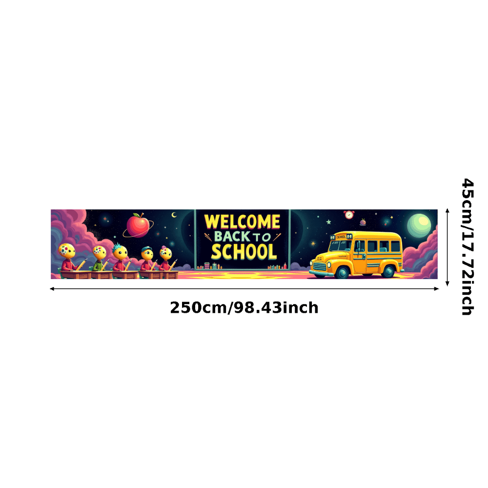 Steampunk Themed Welcome Back to School Banner Background Backdrop ...