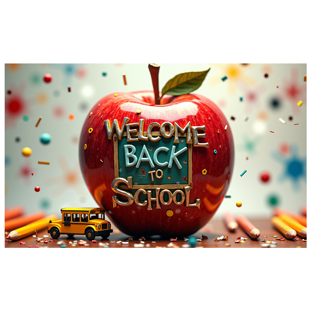 Steampunk Themed Welcome Back to School Banner Background Backdrop ...