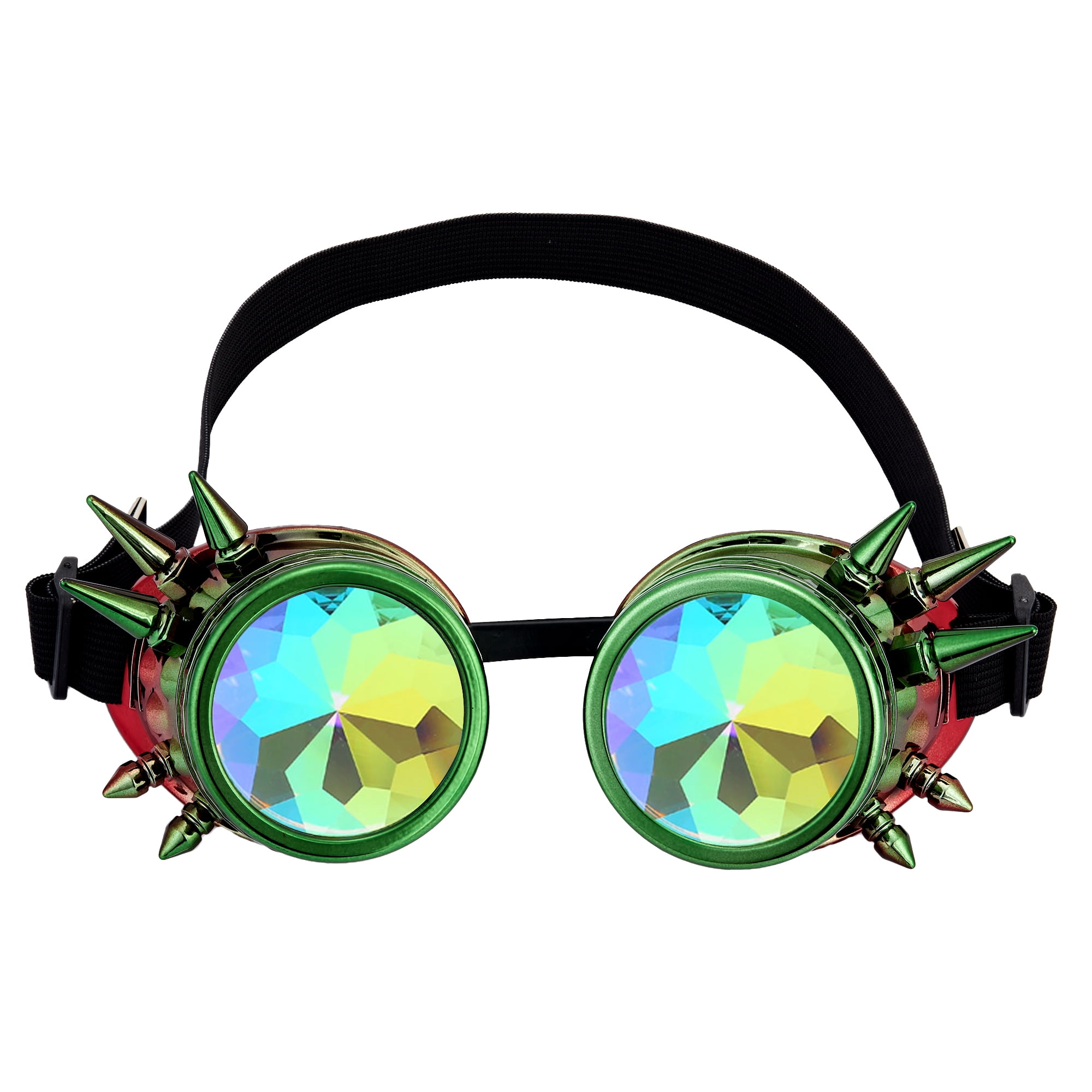 Steampunkn Glasses Goggle with Rainbow Crystal Glass Lens - Walmart.com