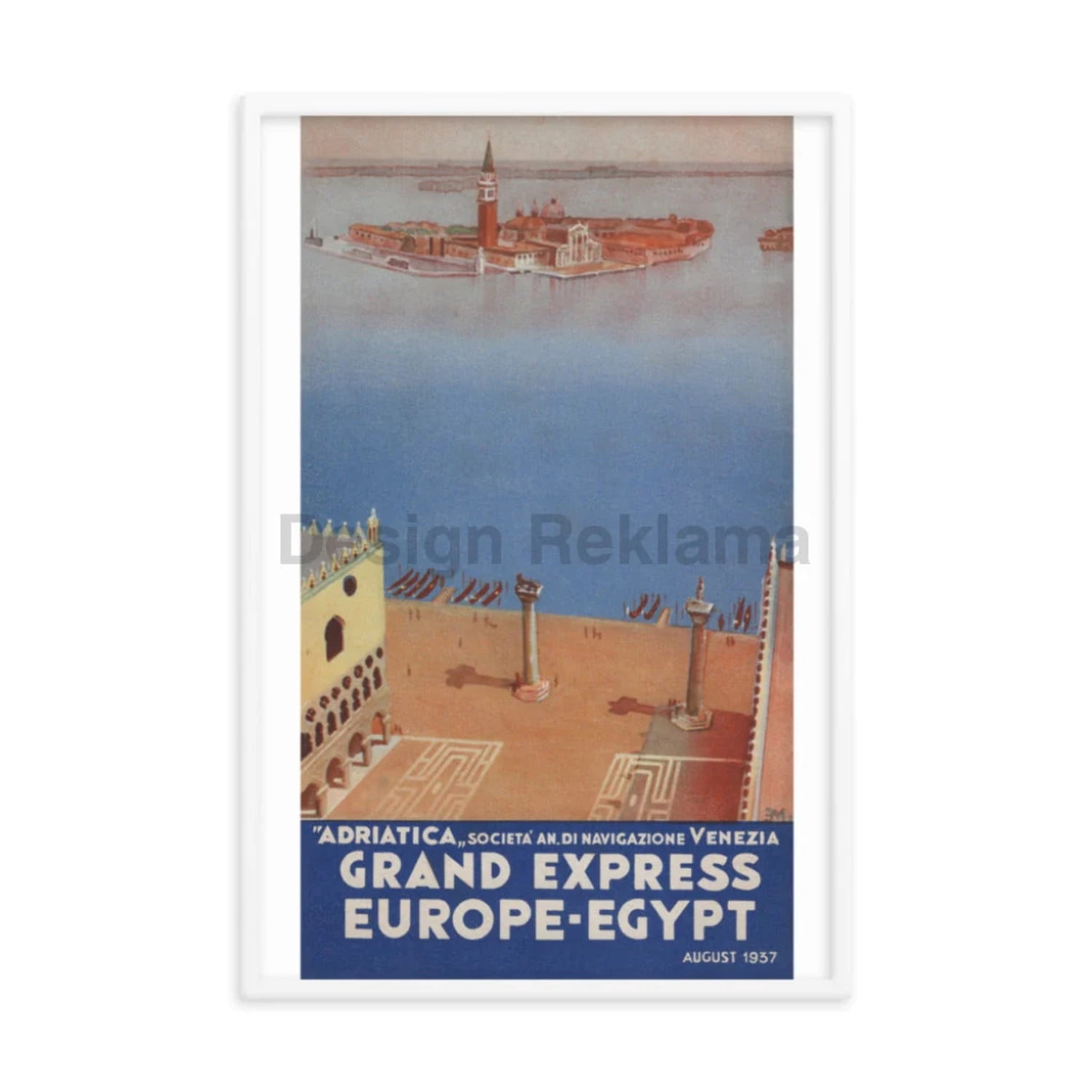 Steamship Adriatica Societe an di Navigazione Venezia Grand Express ...
