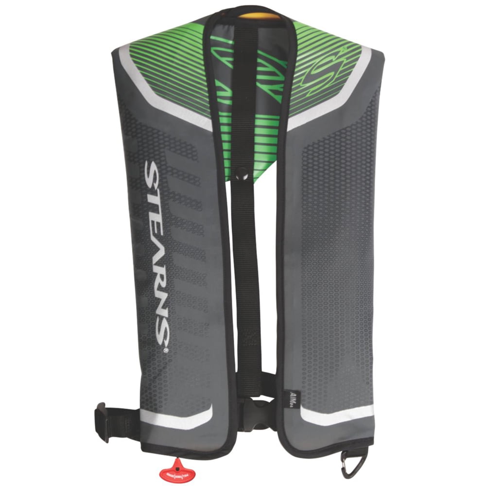 Stearns Fastpak 24 A/M Inflatable Life Vest - Green - Walmart.com