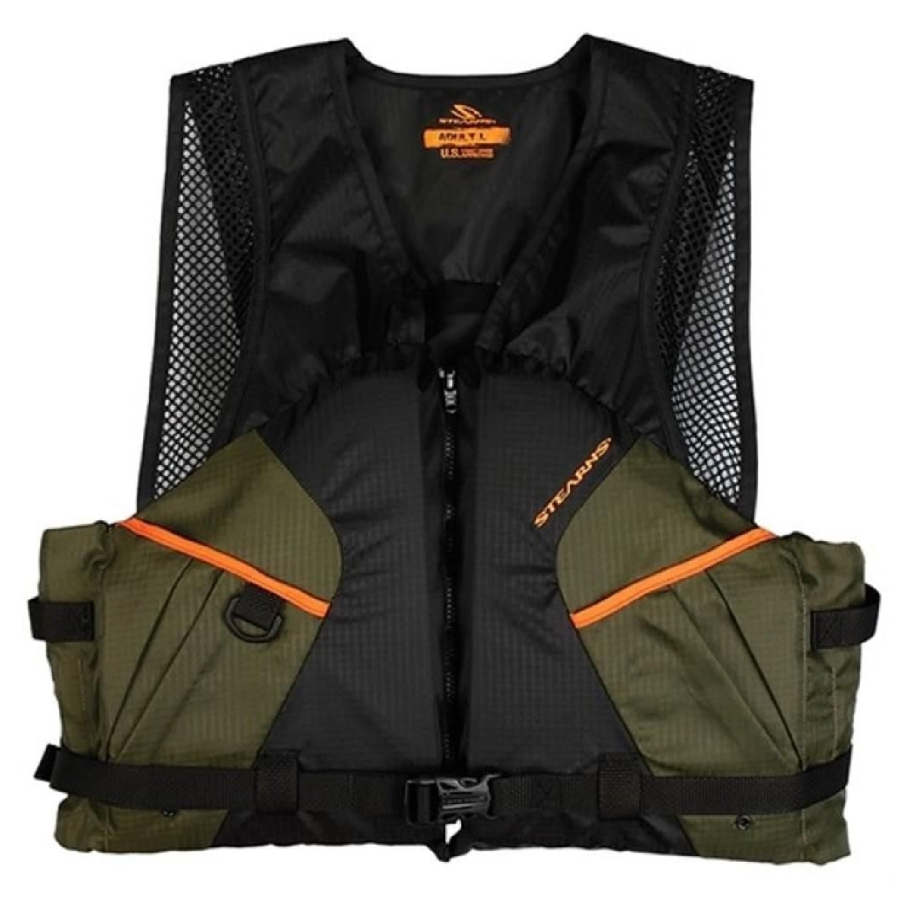 Stearns Adult Unisex Fishing Life Jacket Flotation Vest with Pockets ...