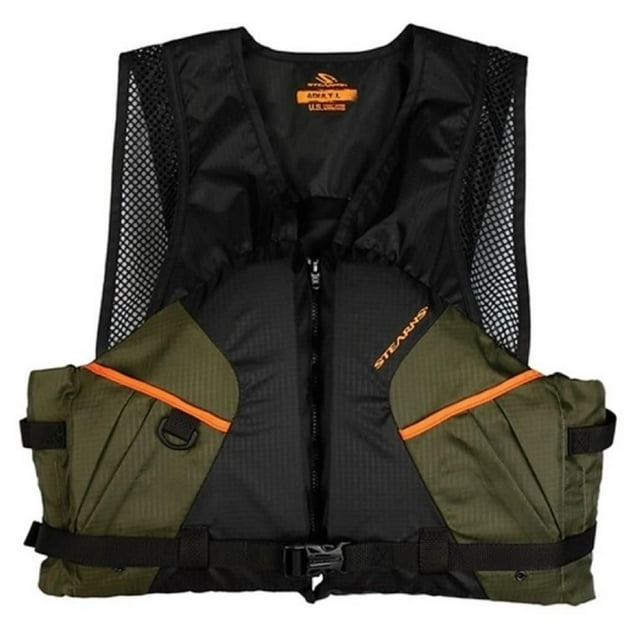 Stearns Adult Unisex Fishing Life Jacket Flotation Vest with Pockets ...