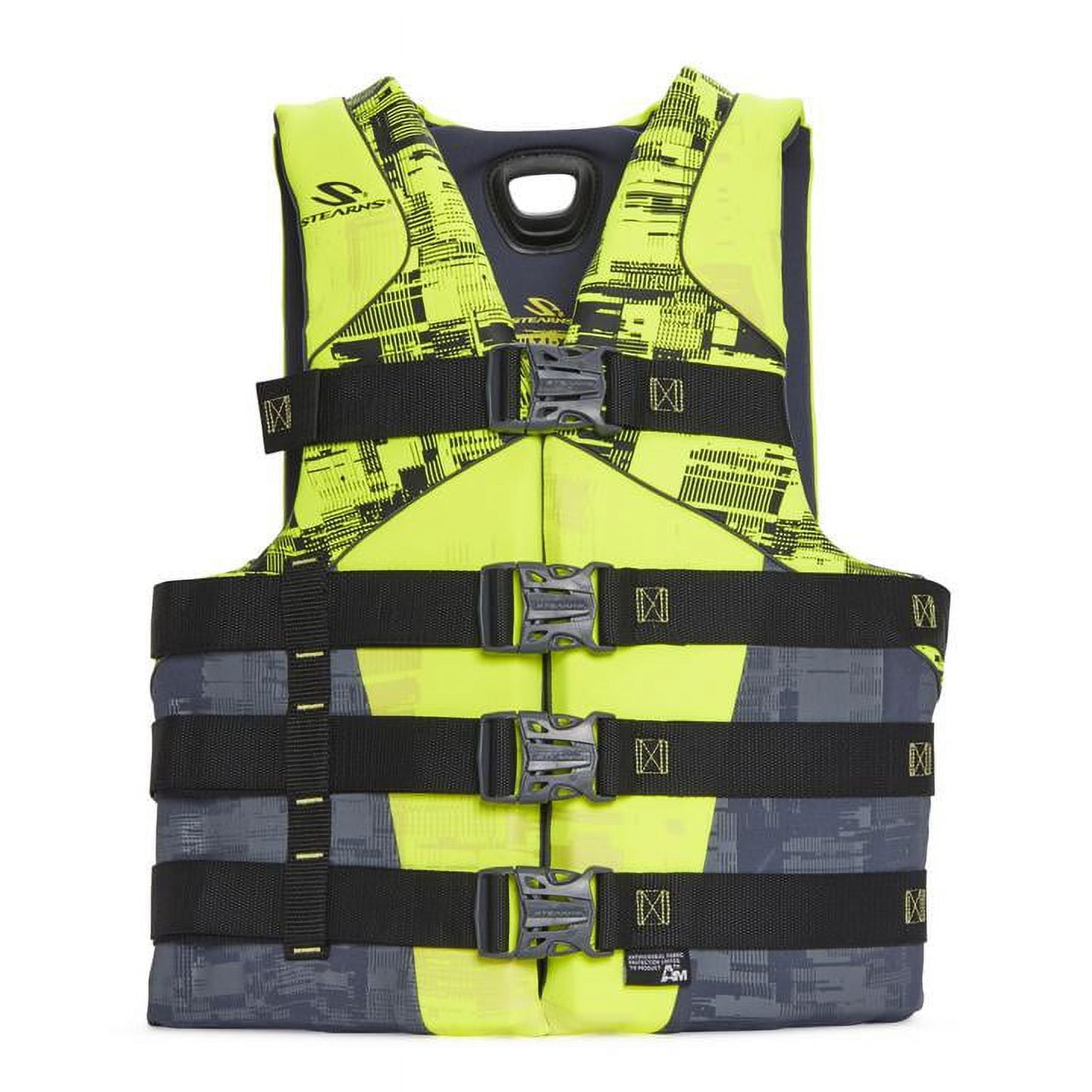 Stearns Adult Unisex Hydroprene Life Vest S/M Yellow for Water Sports ...