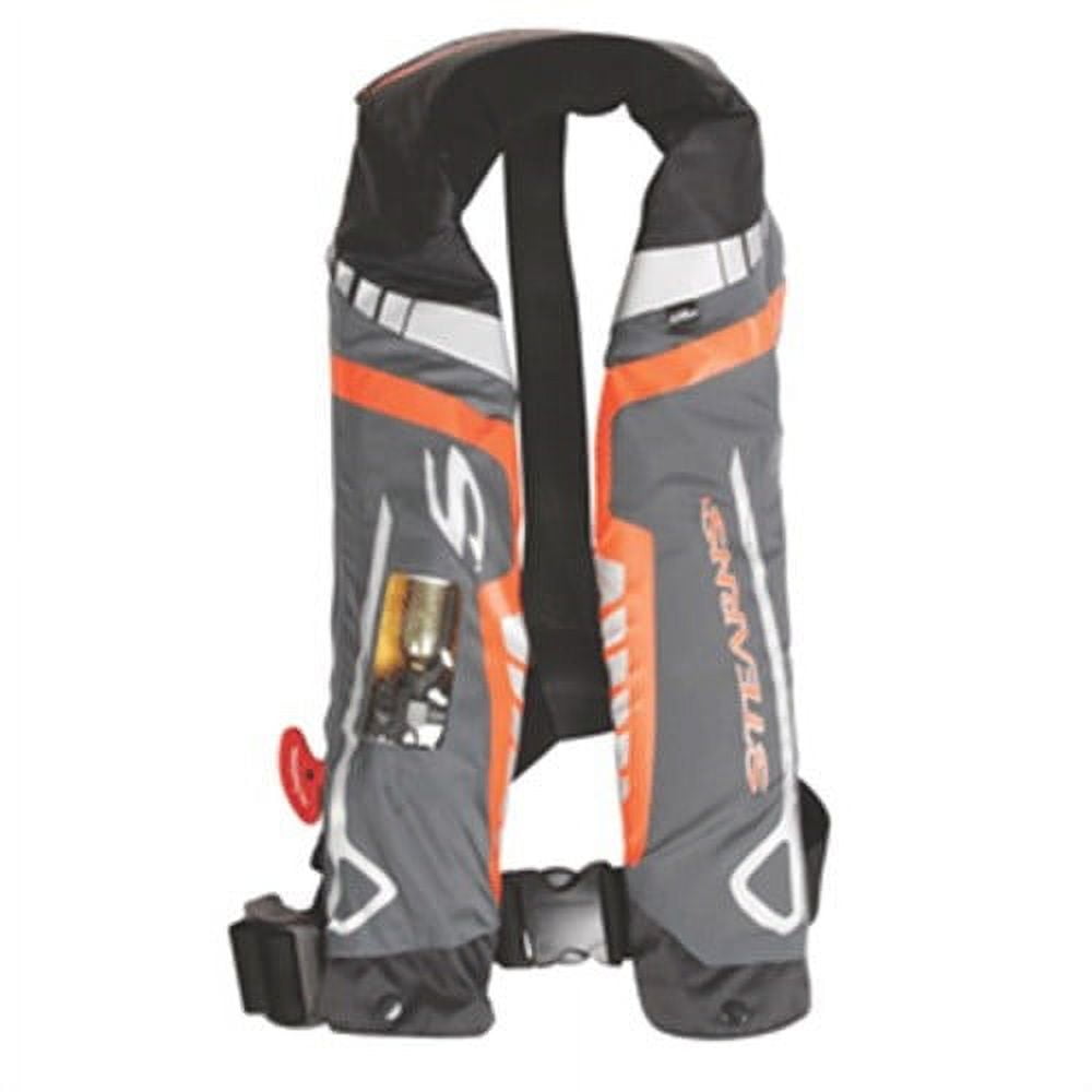 Stearns C-Tek 33G A/M Inflatable Life Vest - Orange/Gray - Walmart.com