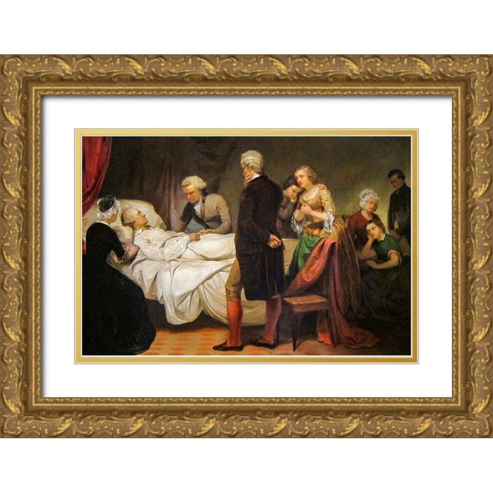 Stearns, Junius Brutus 18x13 Gold Ornate Wood Framed with Double ...