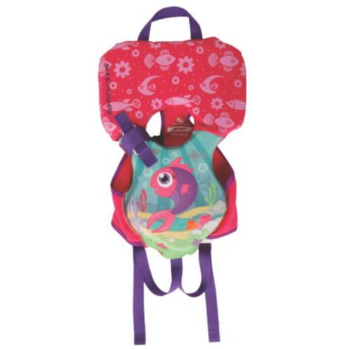 Stearns Puddle Jumper Infant Hydroprene Life Jacket, Pink Fish ...