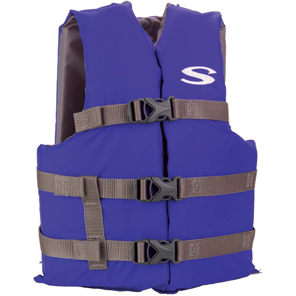 Stearns Youth Classic Vest Life Jacket - 50-90lbs - Blue/Grey | Bundle ...