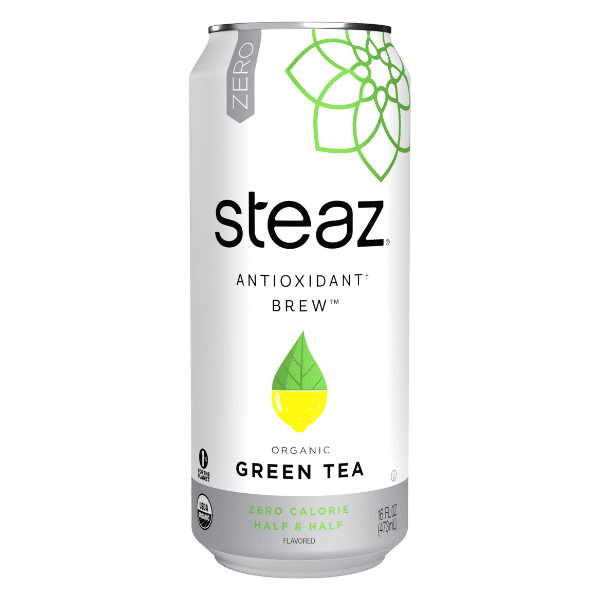 Steaz Antioxidant Brew Zero Calorie Half & Half Tea, 16 fl oz Cans (12 ...