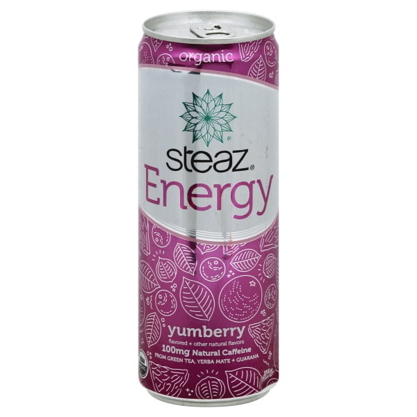 Steaz Energy Fuel, Yumberry, 12 oz (12 - Pack) - Walmart.com
