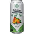 Steaz Organic Zero Calorie Iced Green Tea, Peach Mango, 16 FL OZ (Pack ...