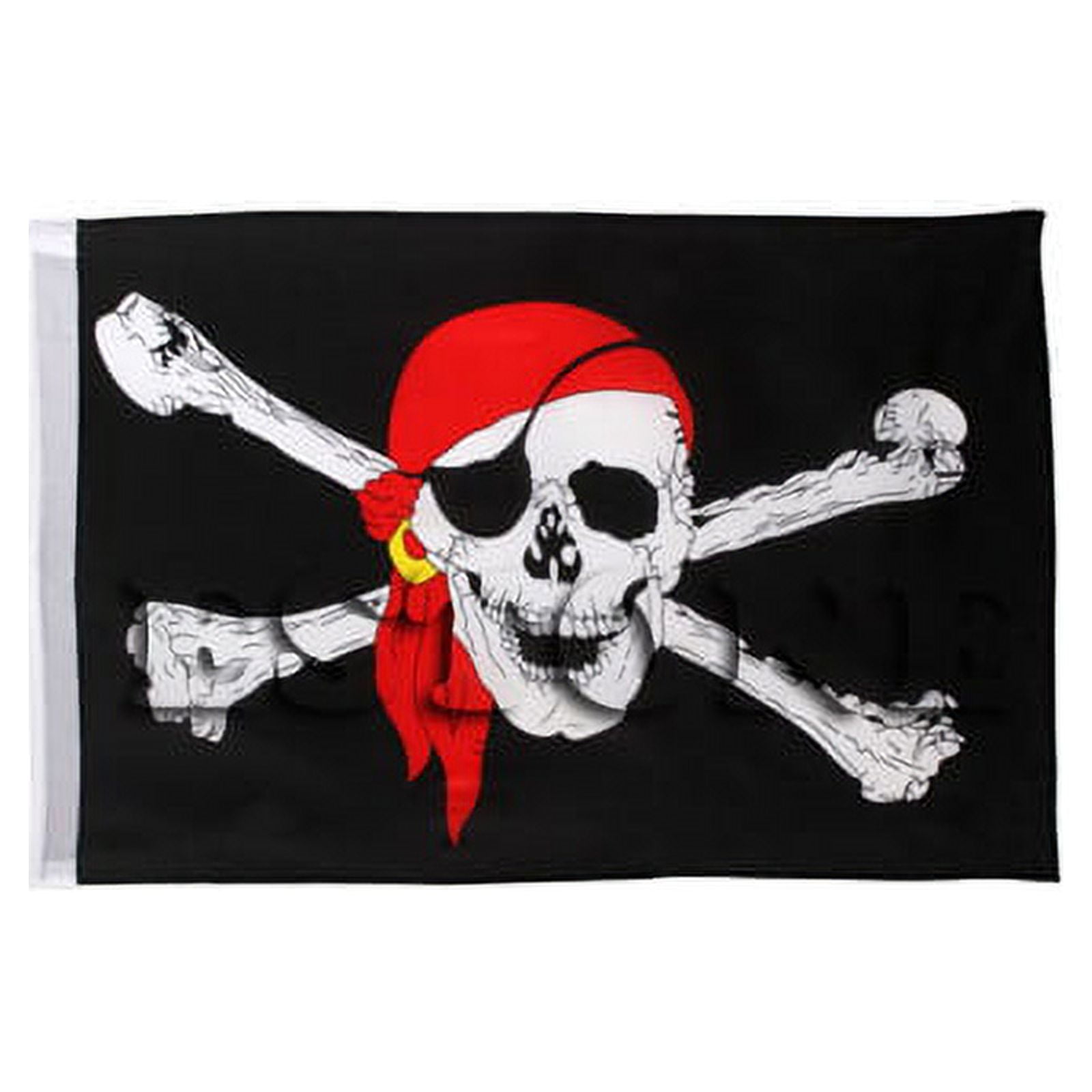 Stebcece 1Pc Large Crossbones Pirate Flag Jolly Roger Hanging With ...
