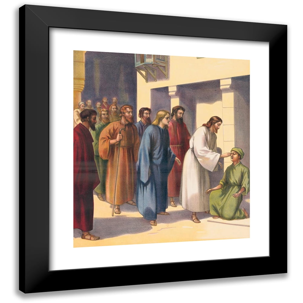 Stecher Litho. Co 15x16 Black Modern Framed Museum Art Print Titled ...