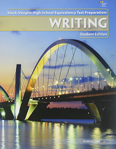 Pre-Owned Steck-Vaughn High School Equivalency Test Prep: Writing ...