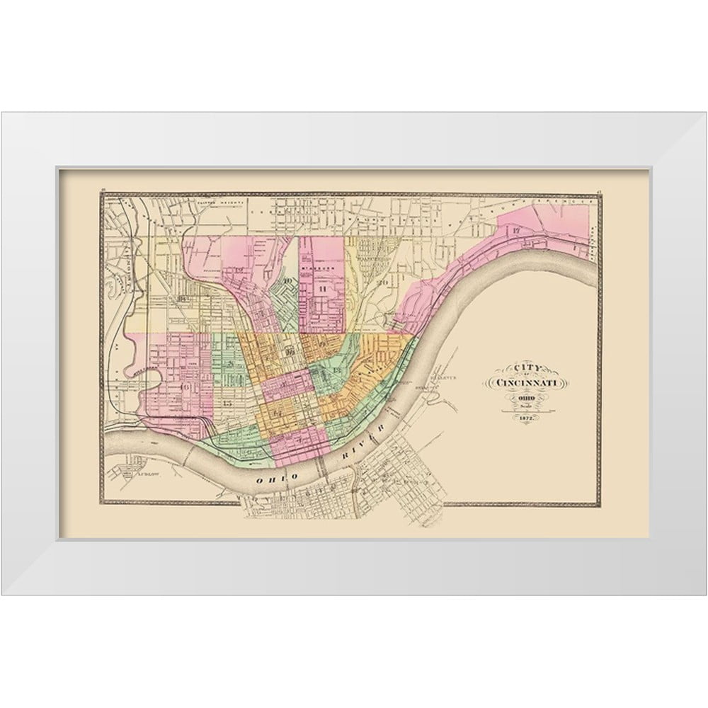 Stedman 32x22 White Modern Wood Framed Museum Art Print Titled ...