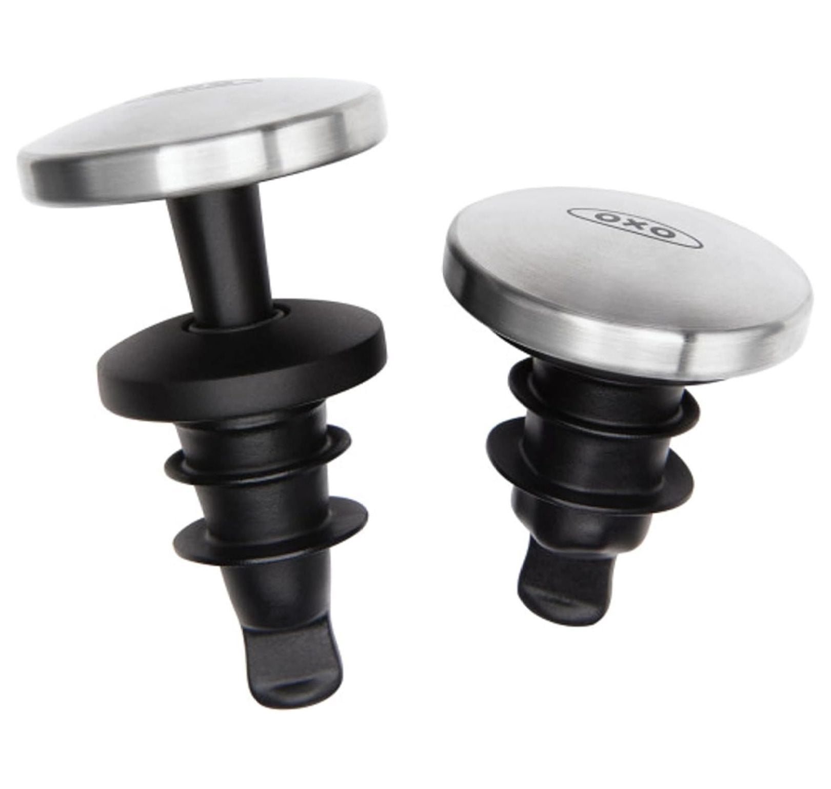 SteeL Leakproof Expanding Wine Stopper (2 Pack) - Walmart.com