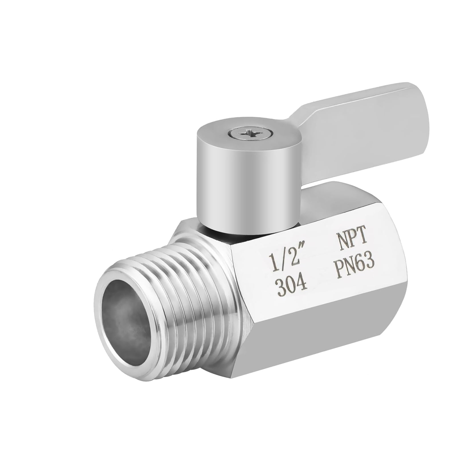 Steel 0.5 Inch Flows Control Valves Small Valves Handle Levers Bidet ...