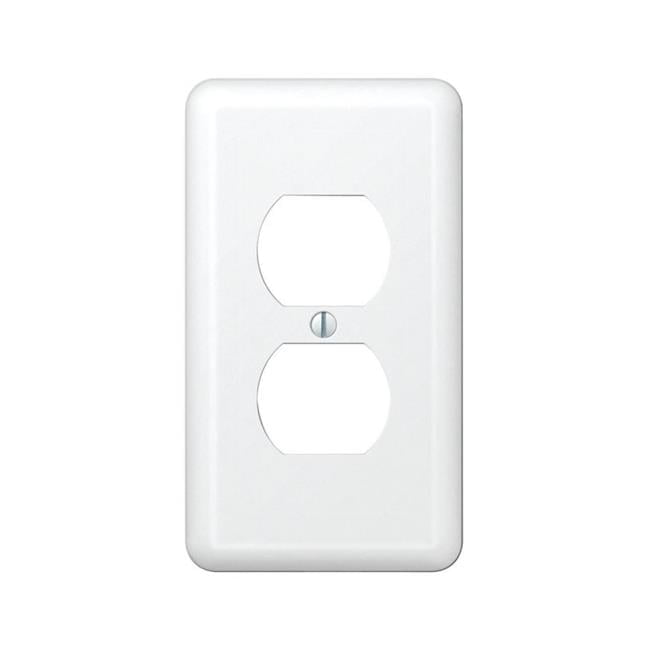 Steel 1 Duplex White Wallplate - Walmart.com