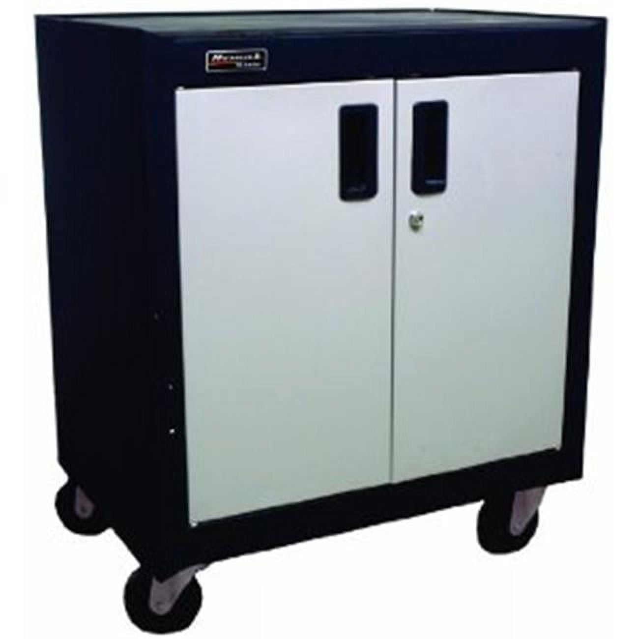 Steel 2 Door Mobile Cabinet With Gliding Shelf - Walmart.com