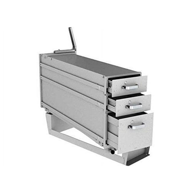 Steel 3 Long Heavy-Duty Drawer Unit 14 W X 23 H X 56 D Additonal Van ...