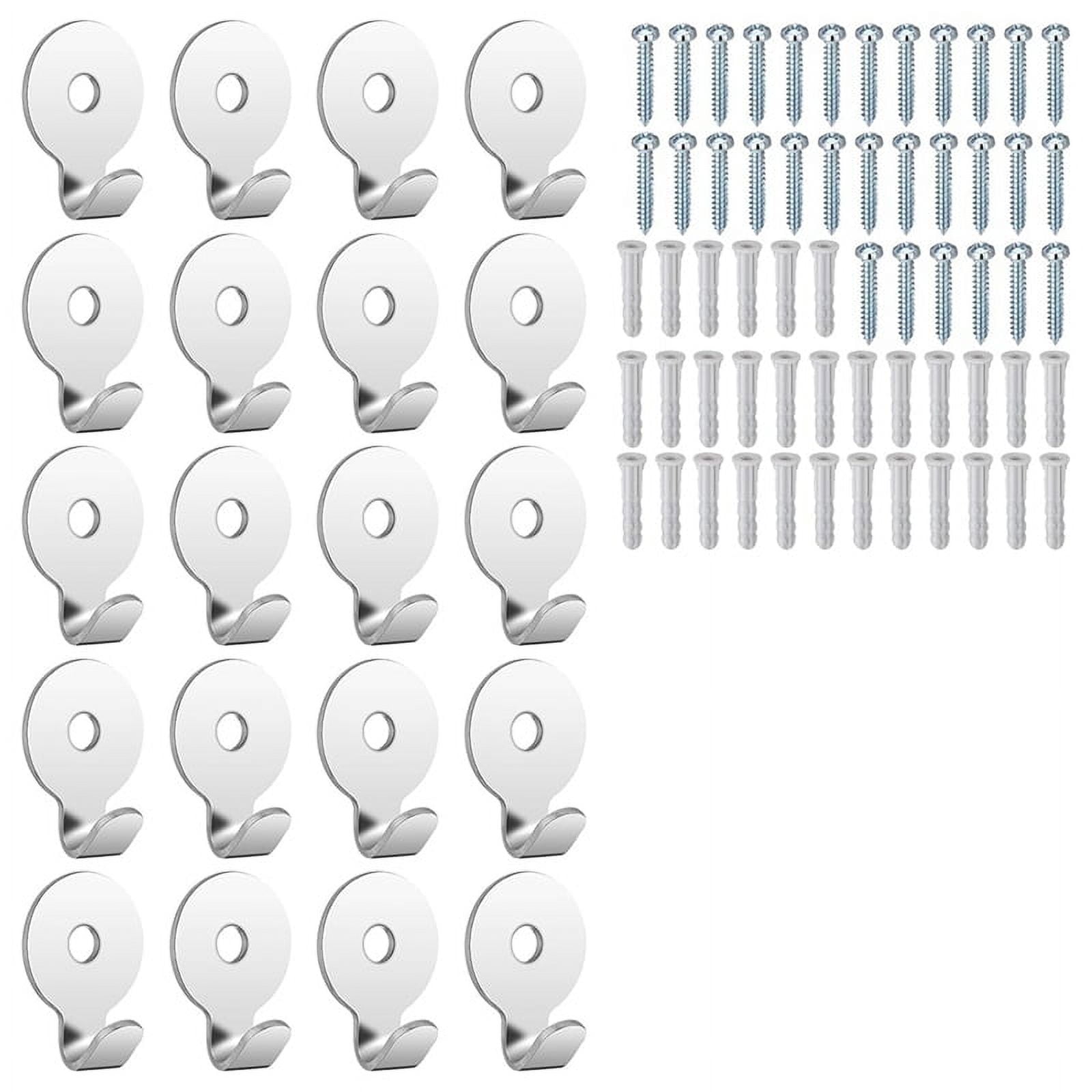 Steel 30 Lb Utility Hanger Wall Hook Utility Zinc Plated Keyhole for ...