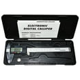 Steel 6-Inch Digital Caliper with Large LCD Screen, Includes Battery ...