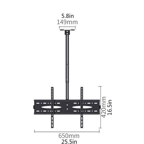 Fold Down Ceiling Tv Mount