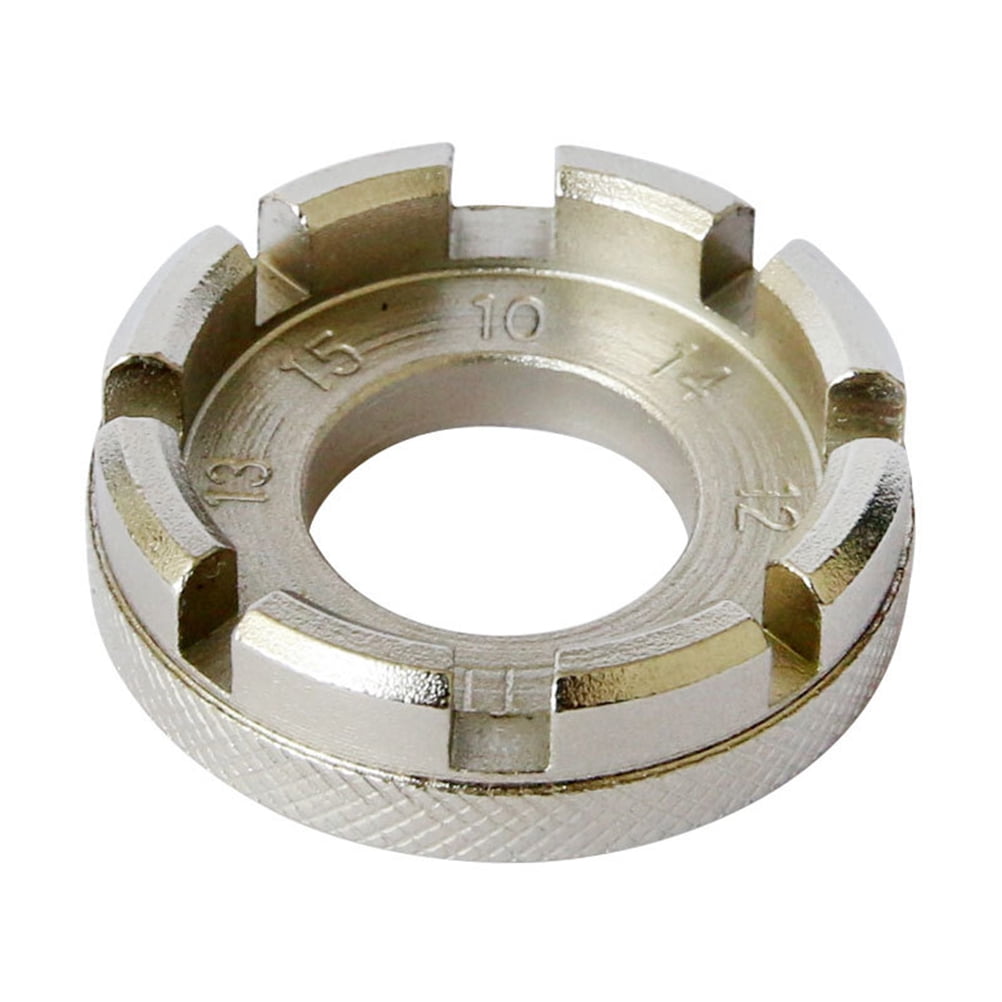 8-Way Steel Spoke Spanner Wrench - Essential Bike Wheel Rim Tightener ...
