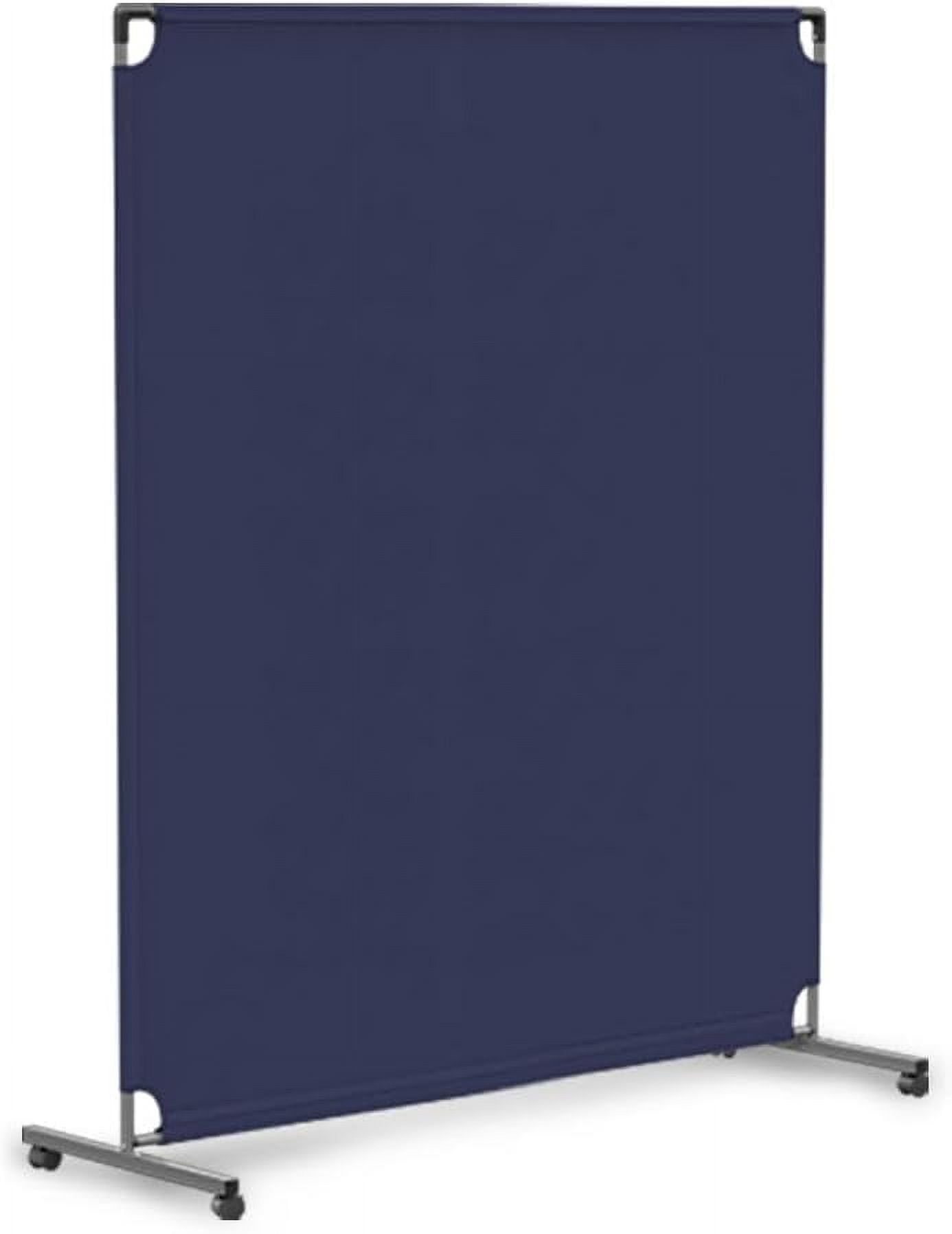 Steel-AID 50-inch Rolling Privacy Room Divider - Freestanding Office ...