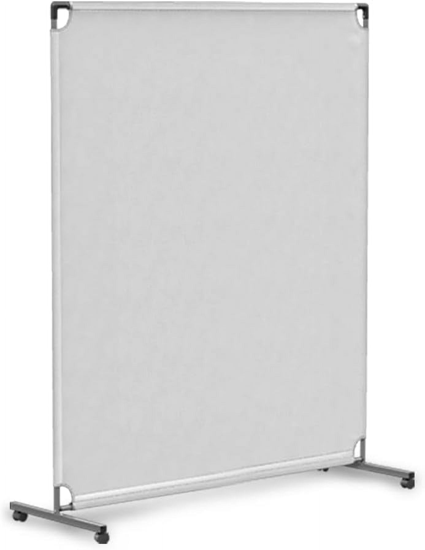 Steel-AID 50-inch Rolling Privacy Room Divider - Freestanding Office ...