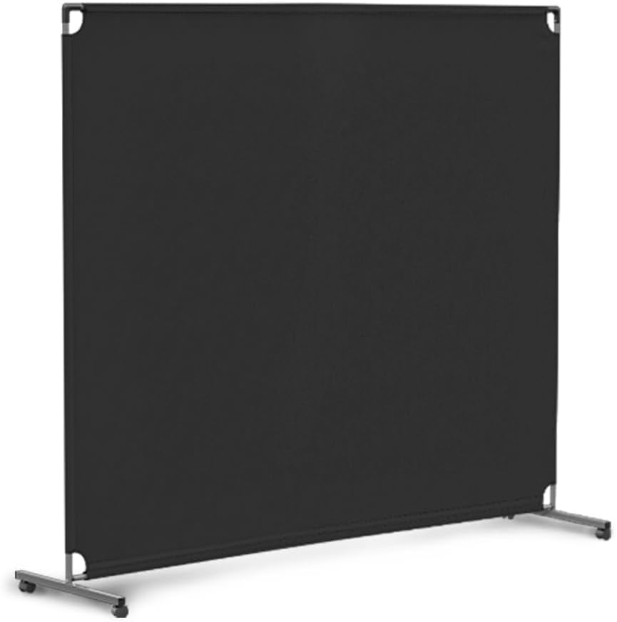 Steel-AID 72-inch Rolling Privacy Room Divider - Freestanding Office ...