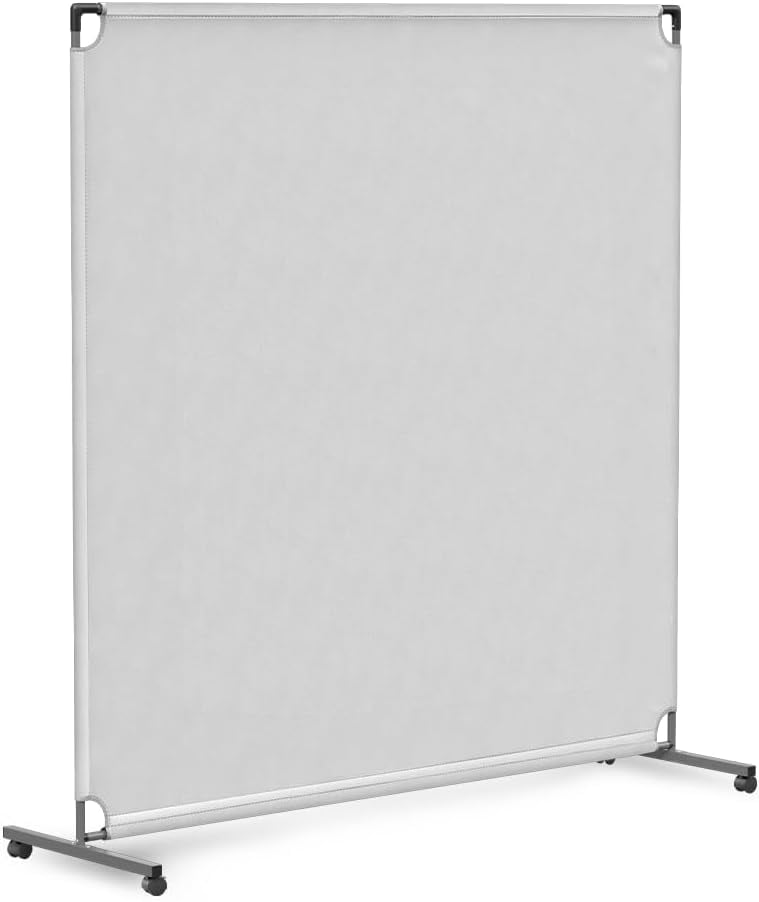 Steel-AID 72-inch Rolling Privacy Room Divider - Freestanding Office ...