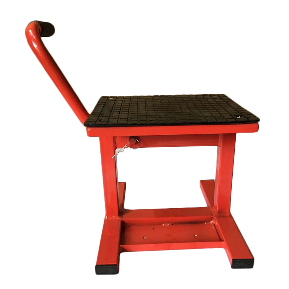 Steel Adjustable Lift Stand for Motorcycles Red - Walmart.com