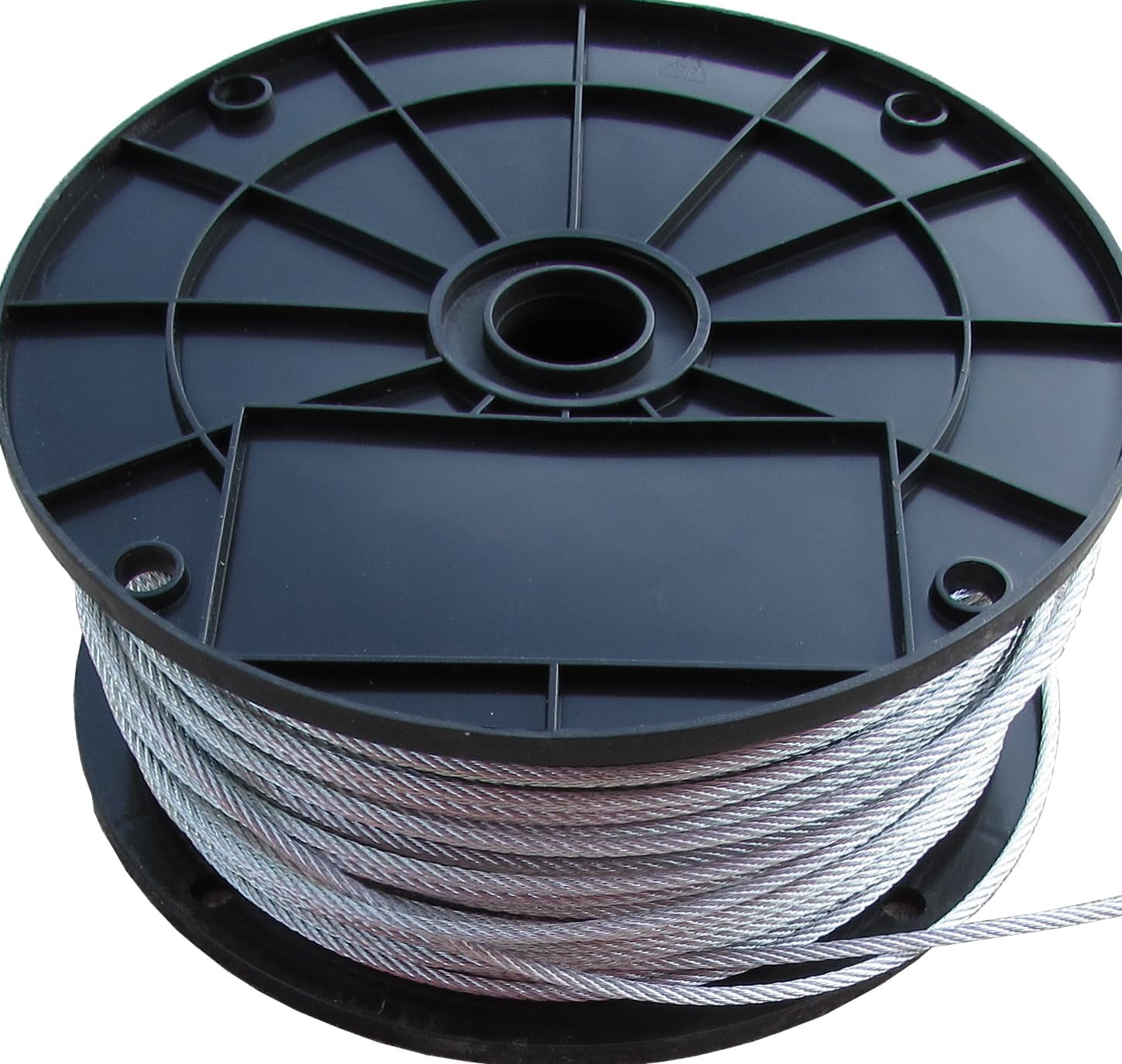 Steel Aircraft Cable 1/8" 3.17mm 7x7 Hot Dipped Galvanized Wire Rope ...