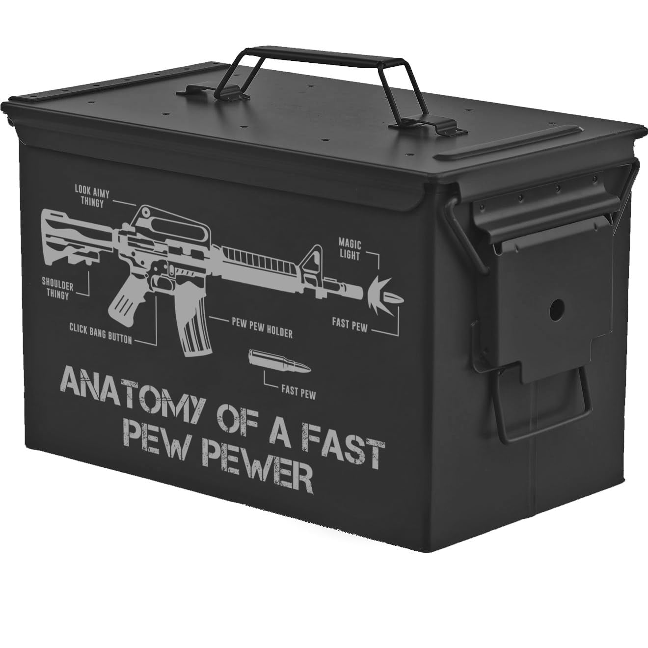 Steel Ammo Can Storage Box Ammunition Case Anatomy Of A Fast Pew Pewer ...