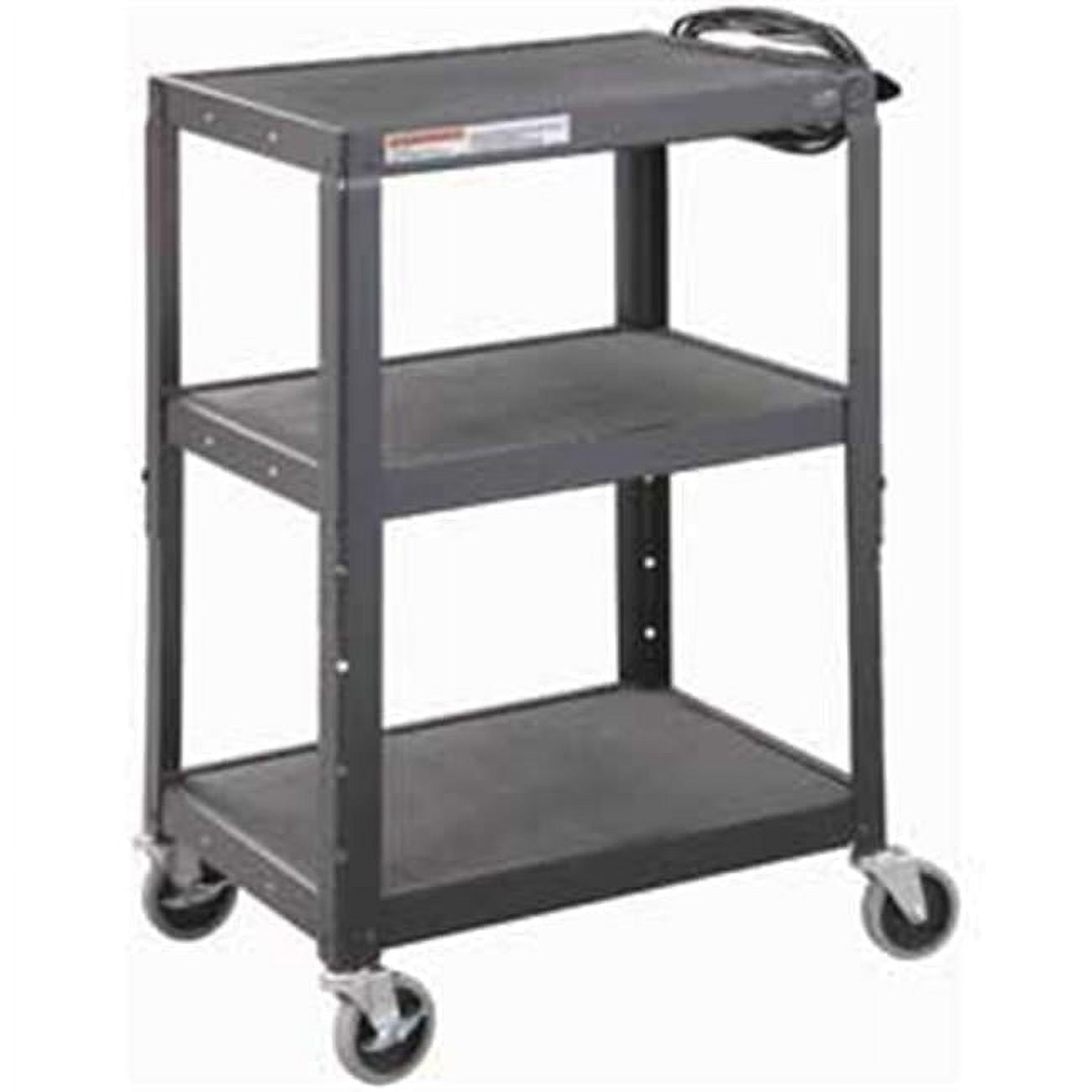 Steel Audio Visual & Instrument Cart - Black - Walmart.com
