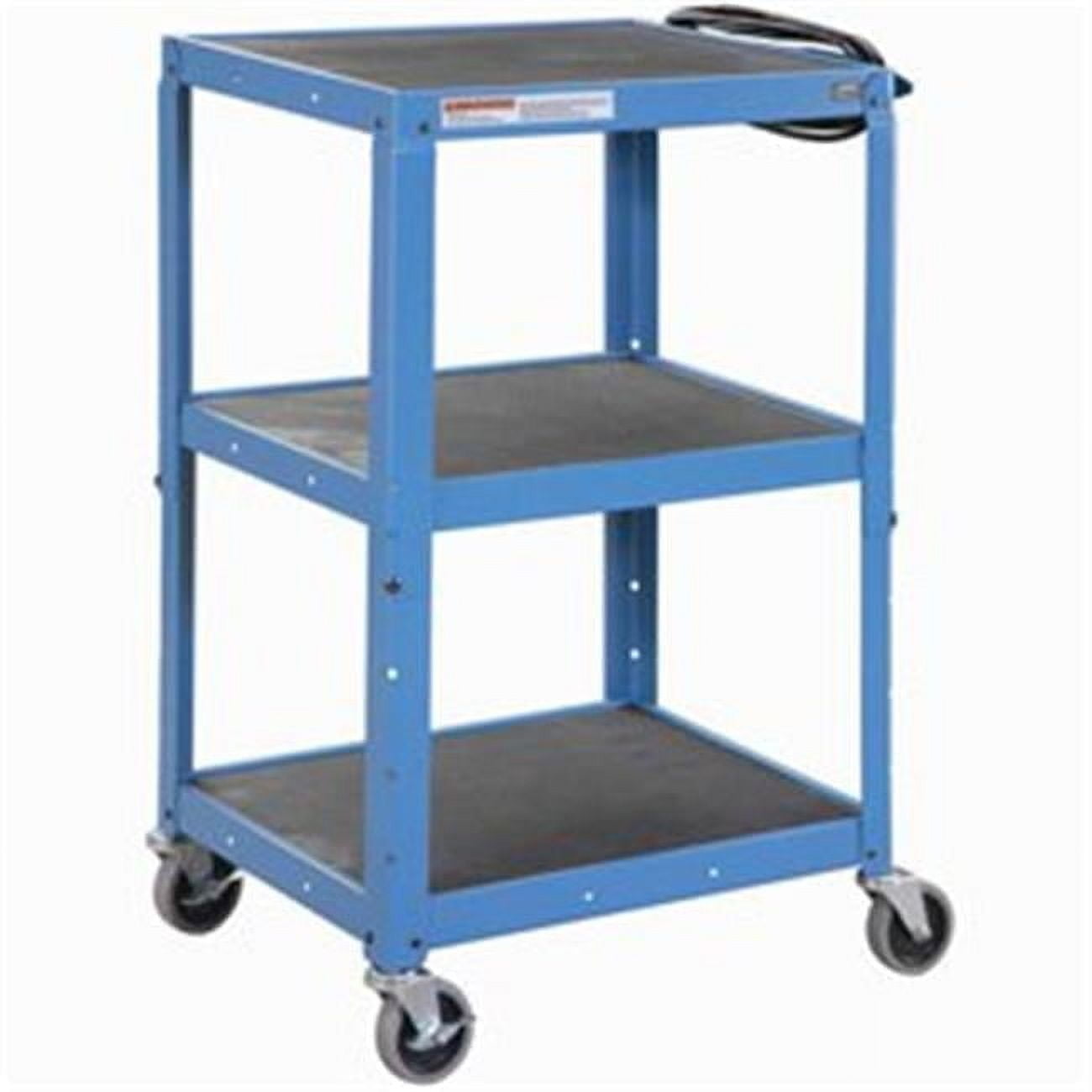 Steel Audio Visual & Instrument Cart - Blue - Walmart.com