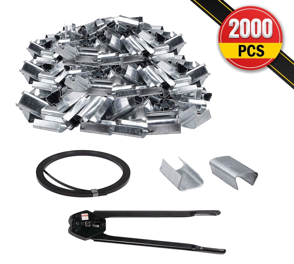 Steel Banding Strapping Kit - 1Pc 1/2"x0.020"x200' Steel Strapping Coil ...