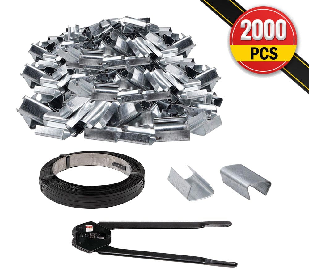 Steel Banding Strapping Kit - 1Pc 1/2"x0.020"x2800' Steel Strapping ...