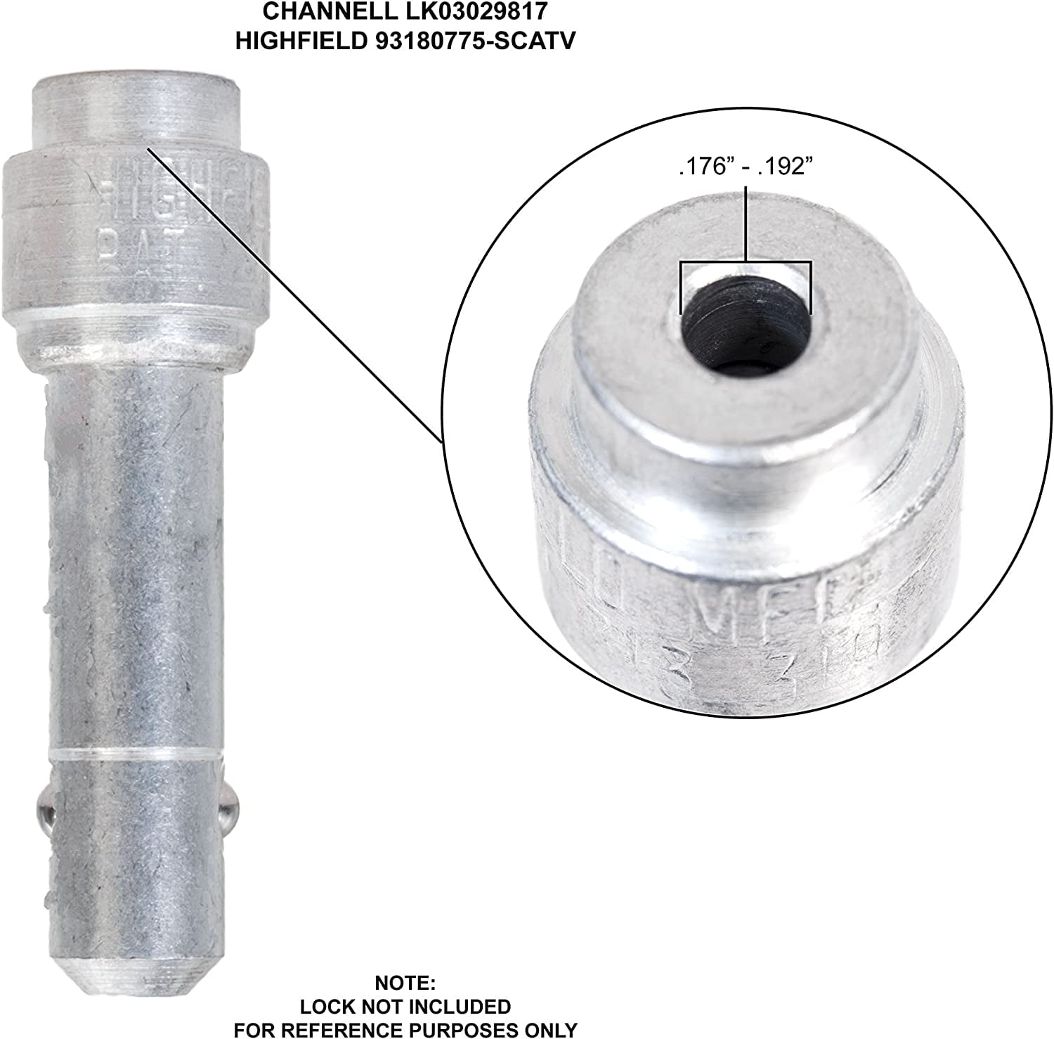 Steel Barrel Fastener Plunger Tool with Handle for CATV Pedestal ...