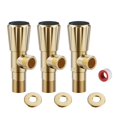 Steel Bathroom Angle Valves with Leak Proof Structure 1/2 Connection ...