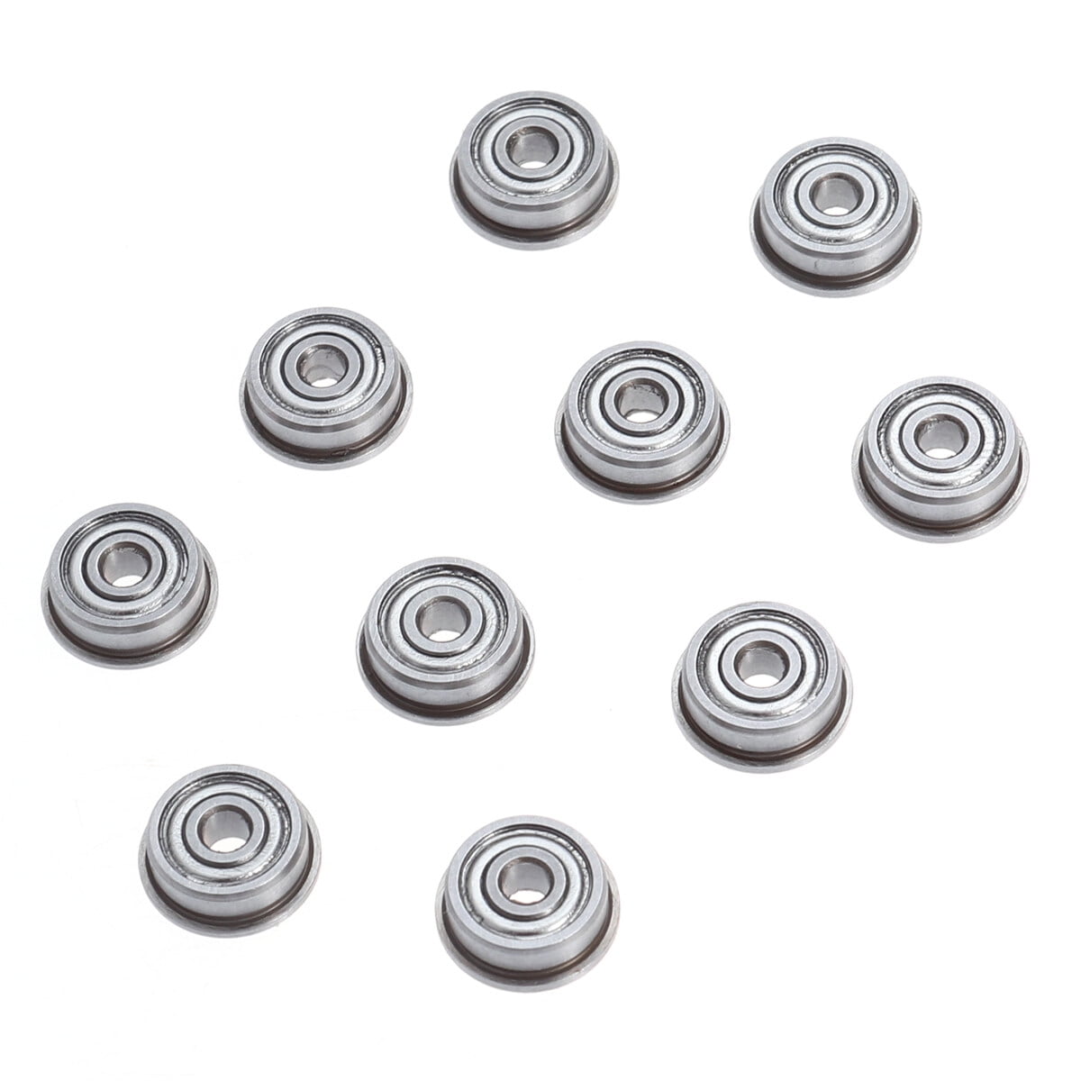 ROSENICE 10pcs F623ZZ Flange Ball Bearings 3x10x4mm - Walmart.com